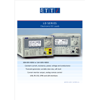 LD400 and LDH400 Electronic DC loads data sheet details